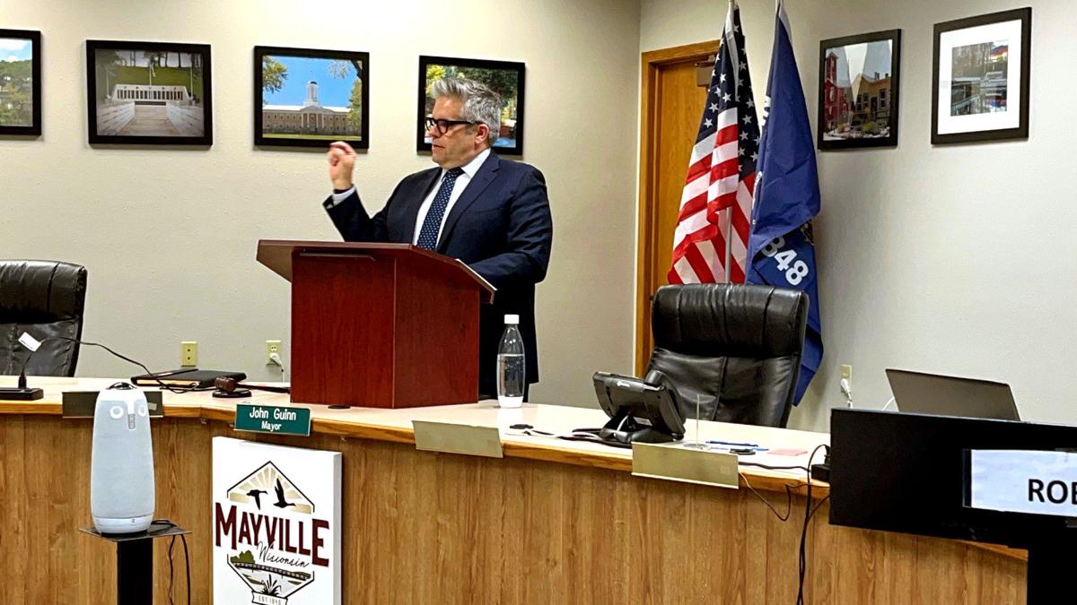 Mayville mayoral candidates speak out in different locations