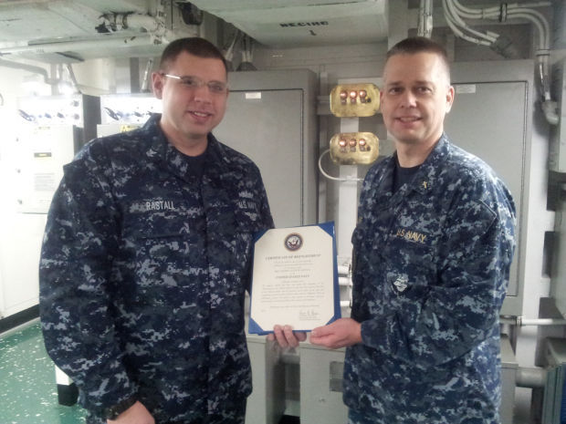 Rastall reenlists for another 6 years | Celebrations, announcements ...