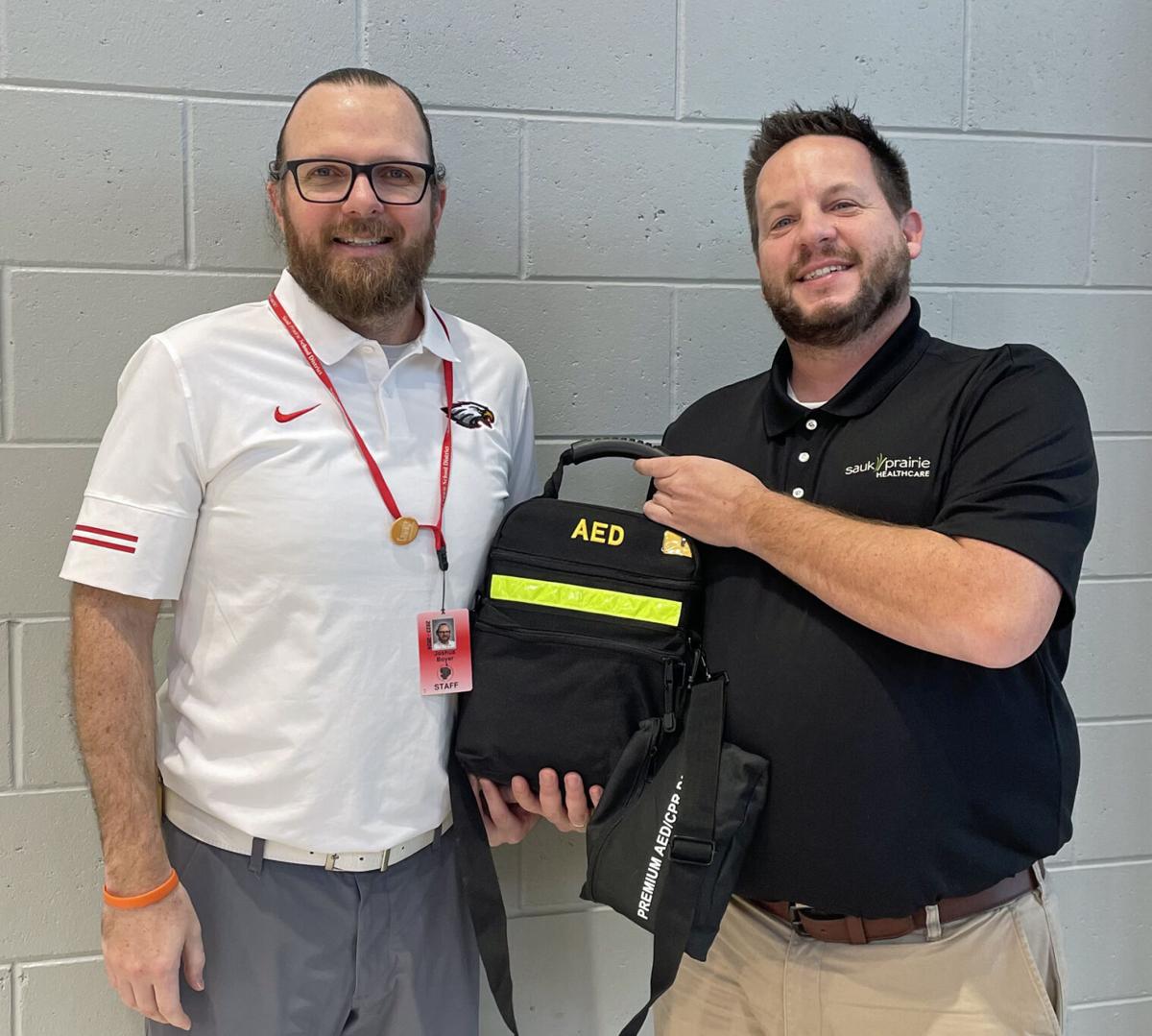 $1,400 provided to purchase mobile AED unit