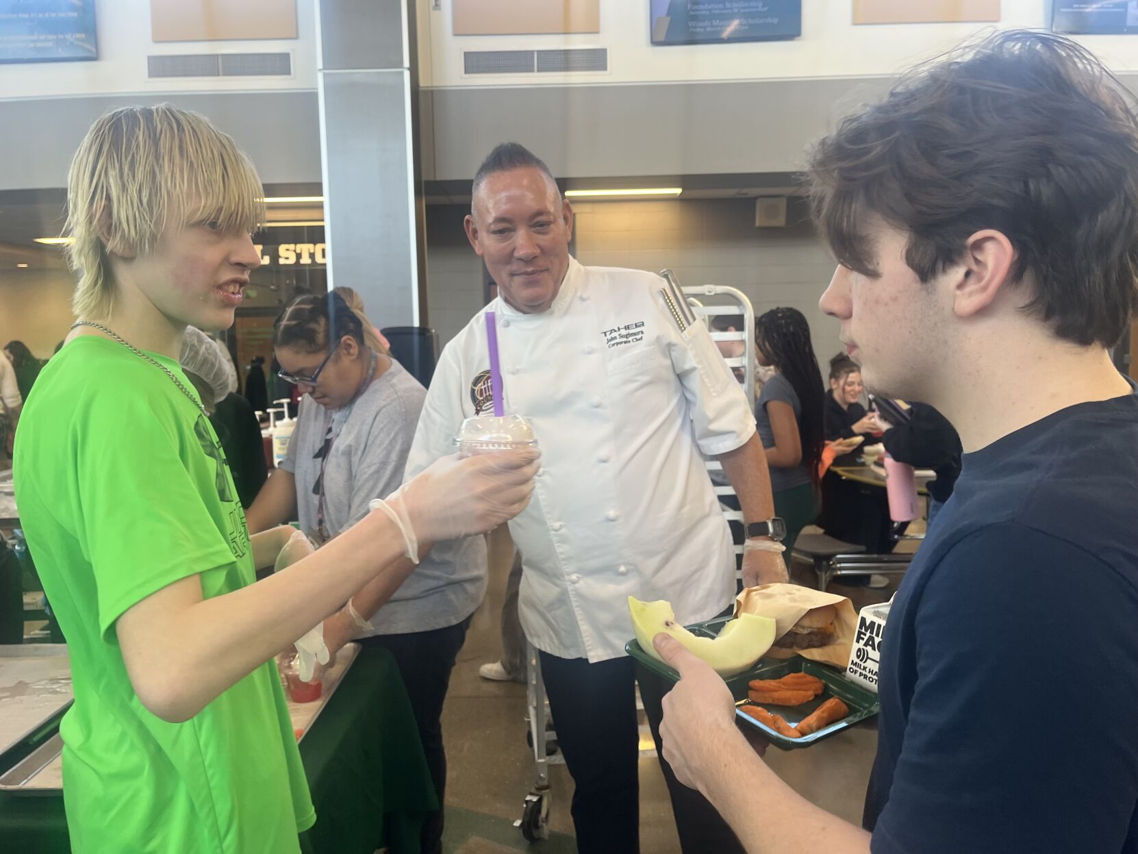 Sushi chef wows Beaver Dam students with burgers and boba