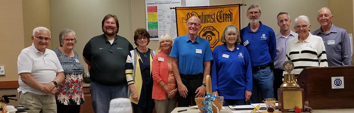 OPTIMISTS INSTALLS NEW OFFICERS