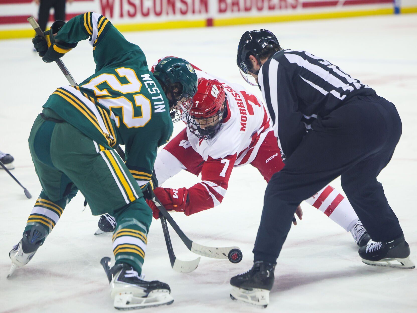 Photos: Wisconsin men's hockey hosts Alaska Anchorage in nonconference ...