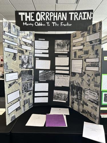 Jack Young Middle School students making history by making history projects
