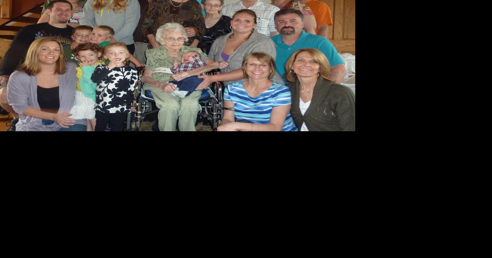 FIVE GENERATIONS: Celebrating Pearl Lyle Frank's 99th birthday