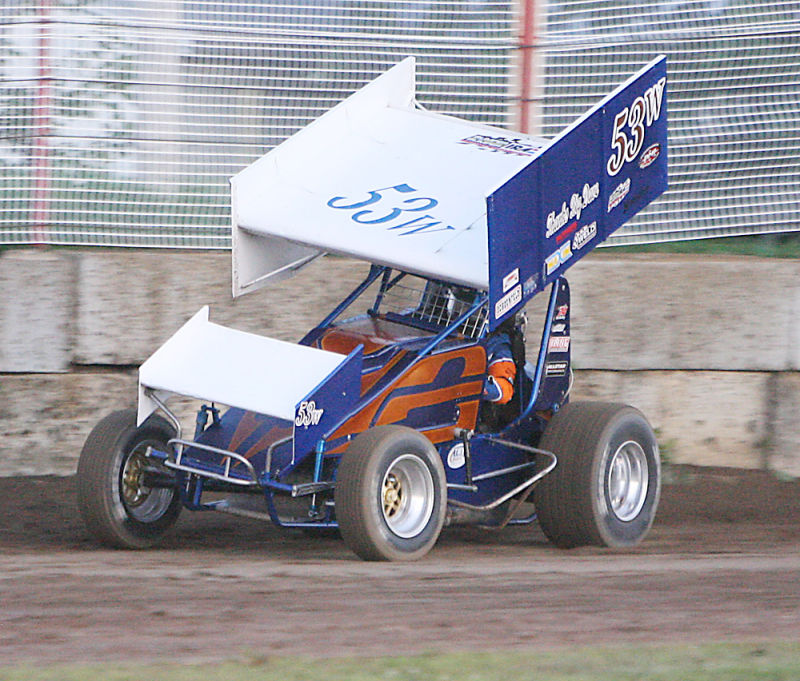 IRA Sprint Car Series race at Dodge County Fairgrounds
