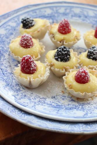 Mini lemon curd cups are an easy way to add dessert elegance