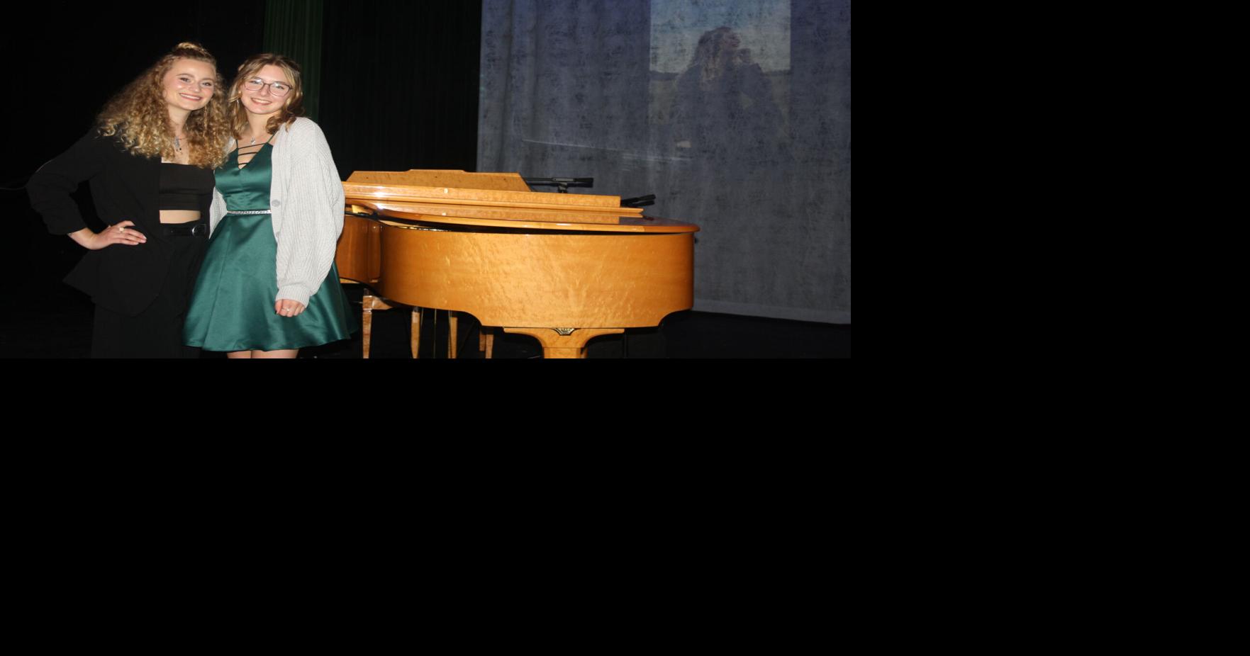 Kaylin Kole returns to Portage, performs with PHS sophomore Elizabeth Youra