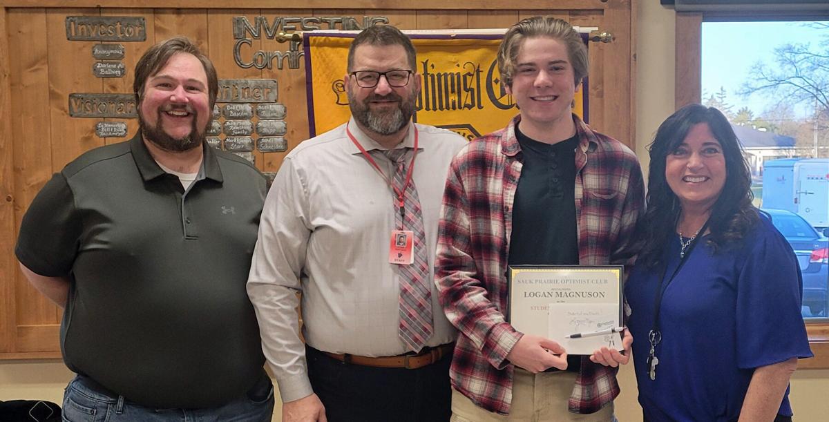 MAGNUSON NAMED OPTIMIST STUDENT OF THE MONTH