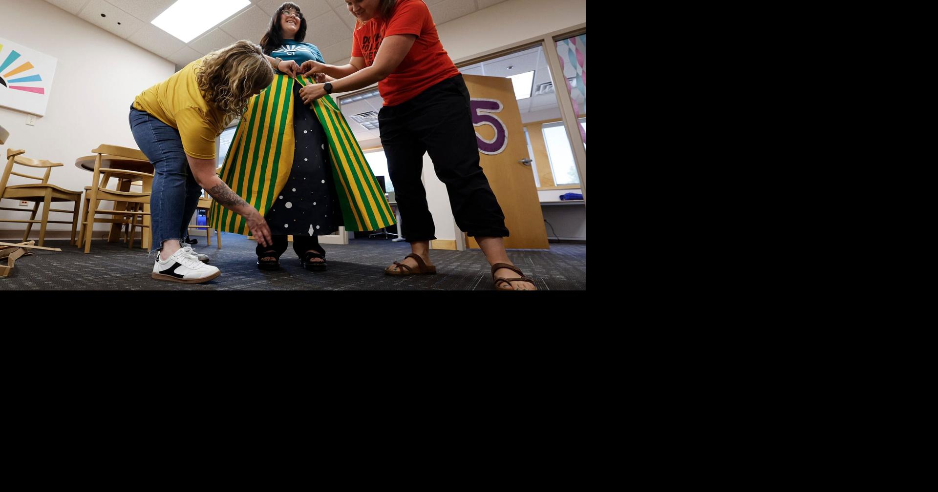 Design team creates a paper dress inspired by the book “Goodnight Moon ...