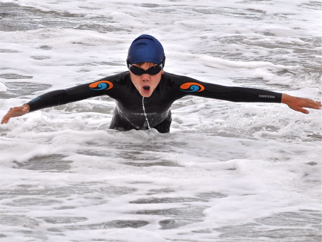 Kids' triathlons take off (grownups' triathlons do too)