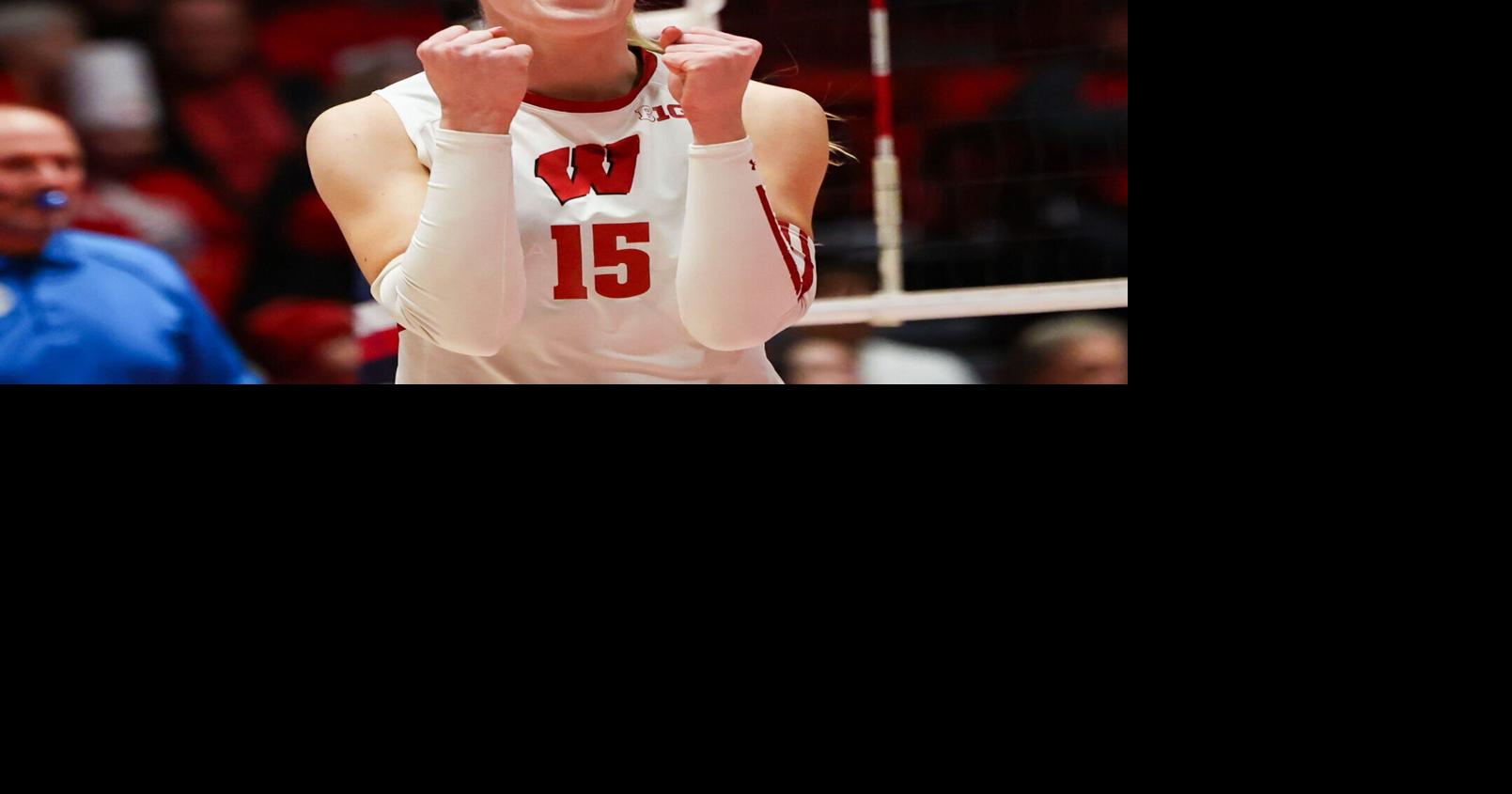 Photos: Mimi Colyer in action with Wisconsin volleyball