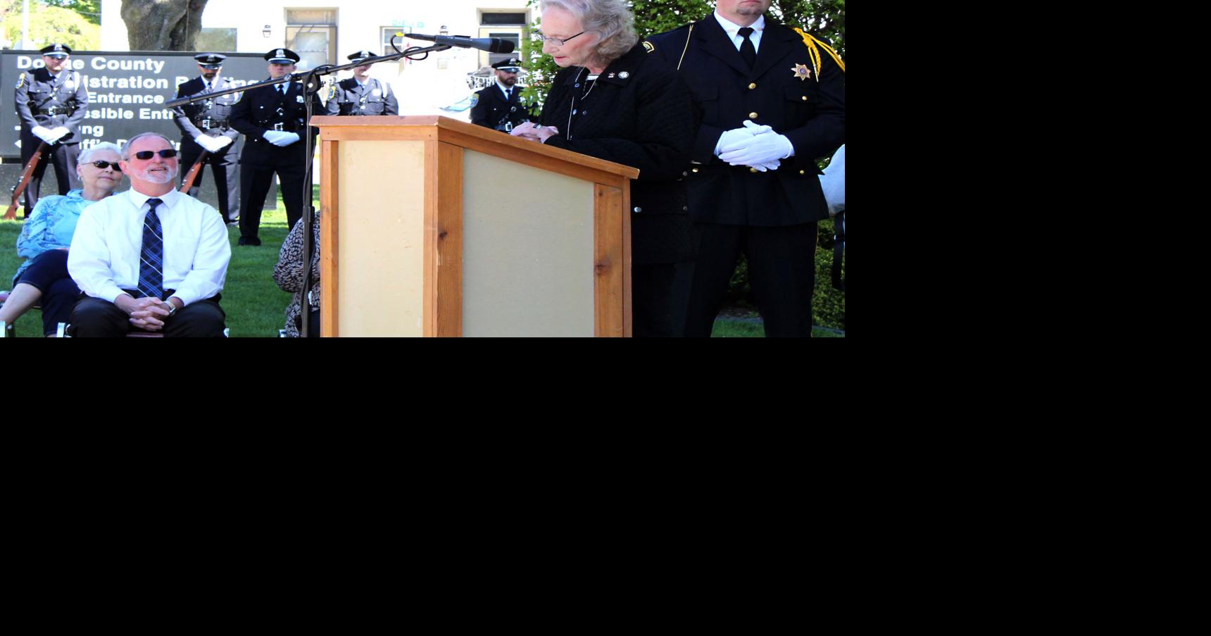 Dodge County honors a dozen law enforcement officers who died during ...