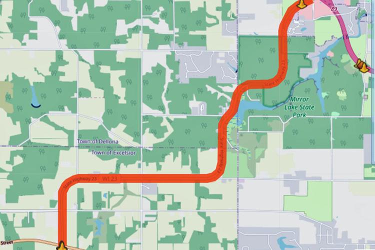 Construction starting on Dells-Reedsburg Highway 23 stretch