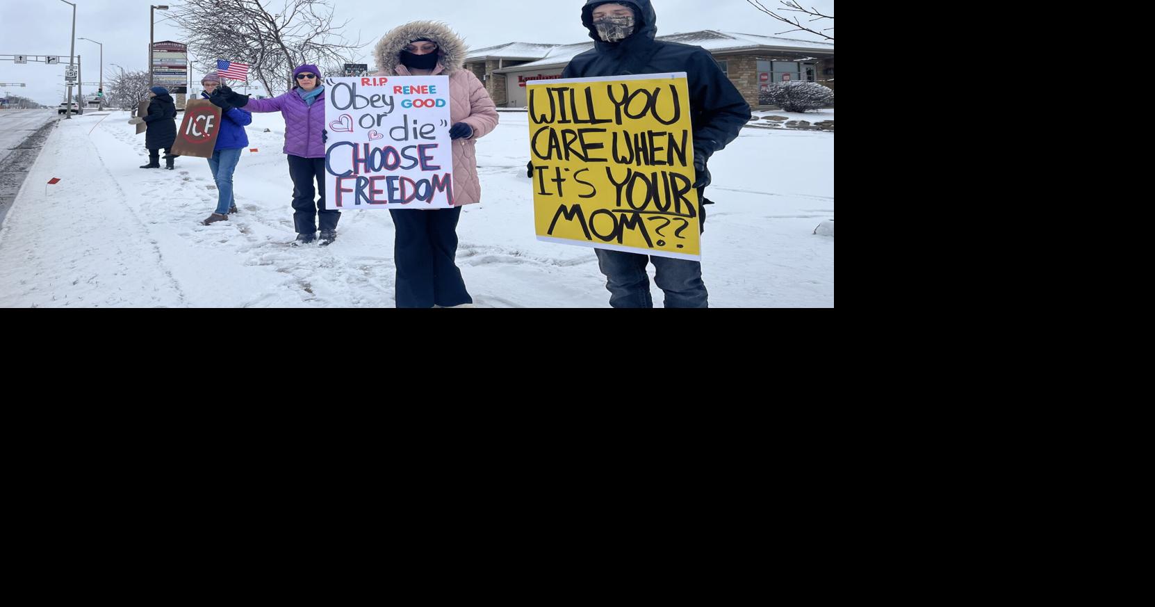 Beaver Dam protest gives advice on engaging with ICE agents