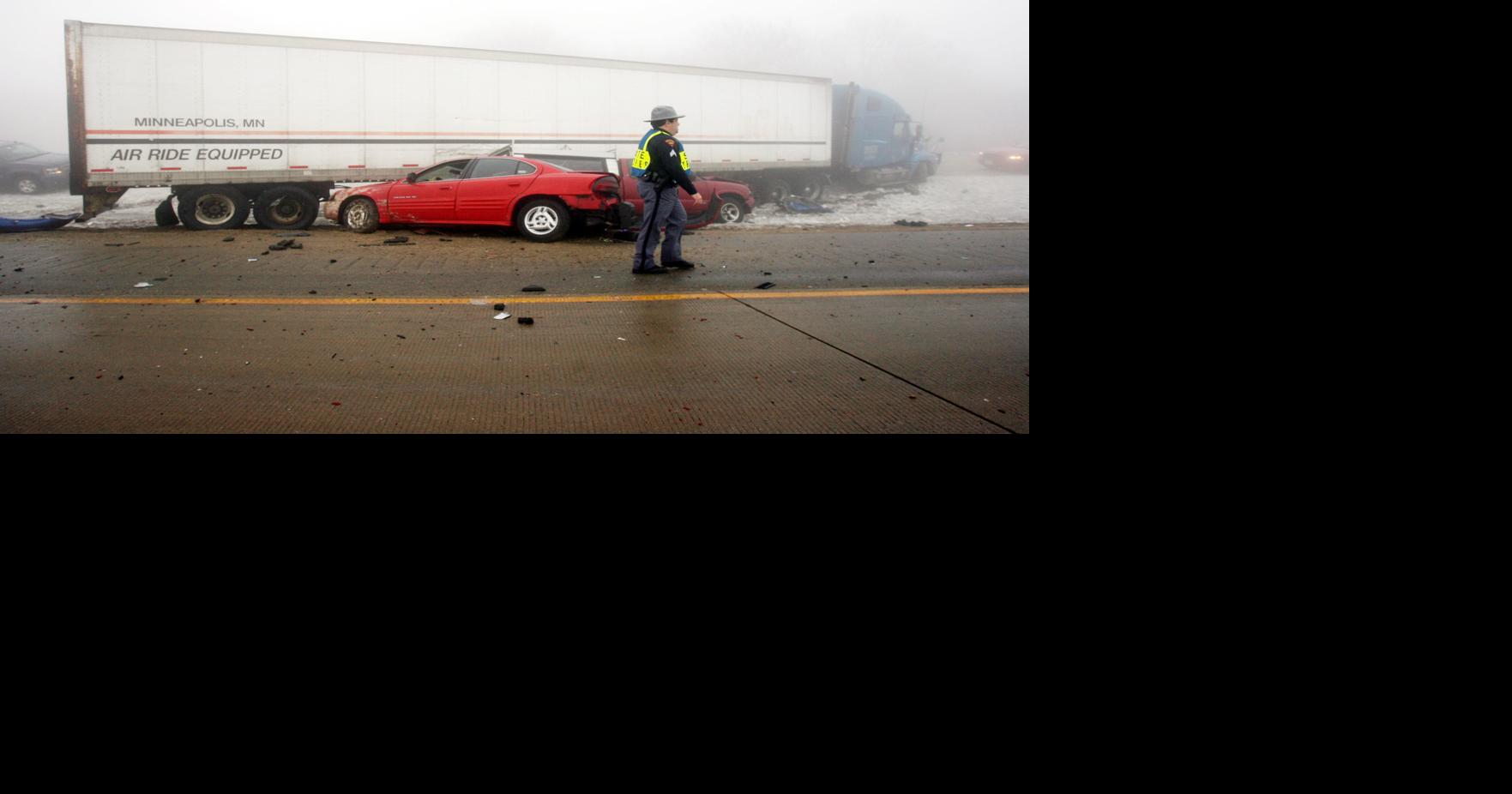 Photos: Looking back at deadly 100-car pileup on foggy interstate in 2008