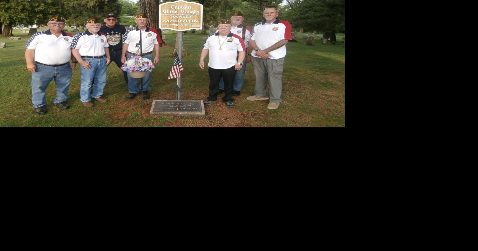 Mauston VFW, high school recreate sign to honor Maughs