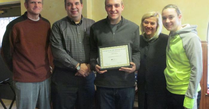 Optimists honor Mack as Student of the Month