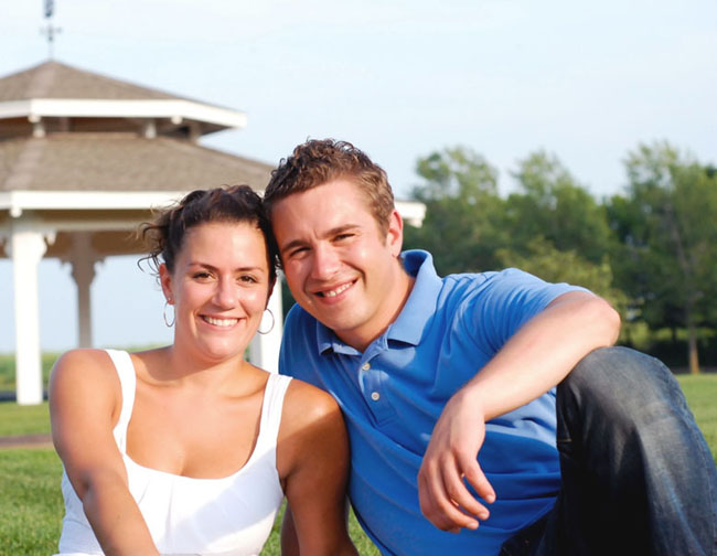 Cara Riederer and Eric Desjarlais