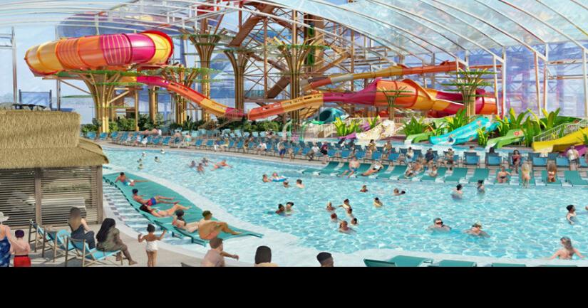 Kalahari waterpark expansion interior rendering