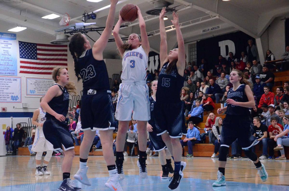 PHOTOS: Wisconsin Dells girls basketball beats Nekoosa 60-39