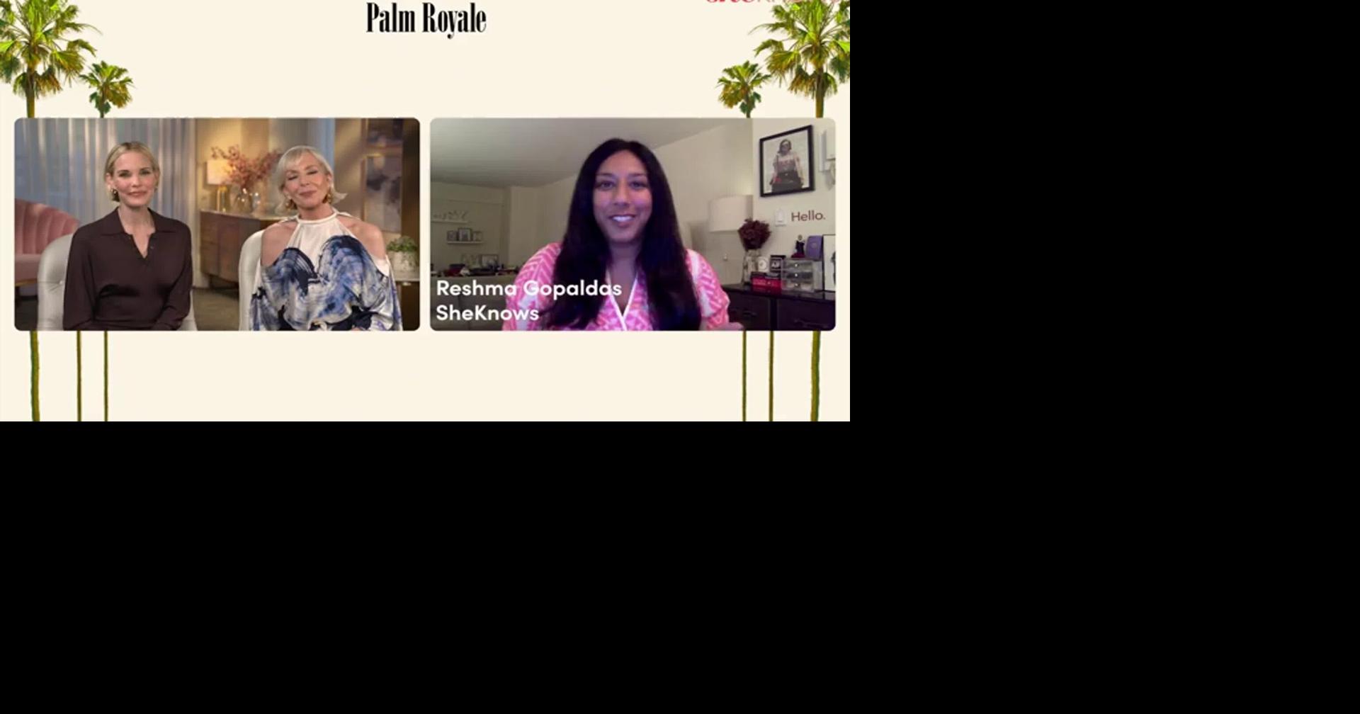 'Palm Royale' Stars Allison Janney & Leslie Bibb Talk Kristen Wiig ...