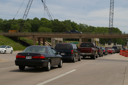 Highway 151 construction on track