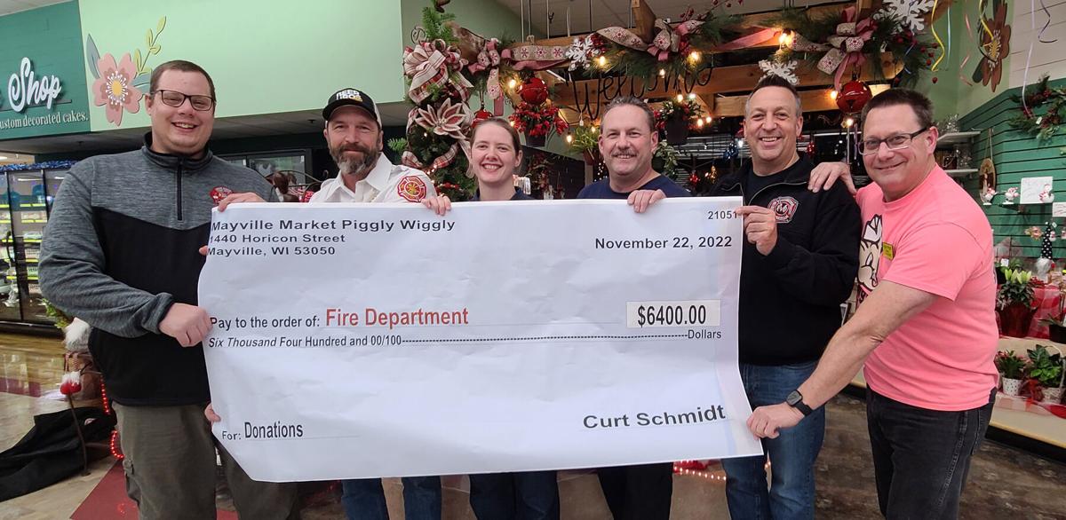 $6,400 RAISED FOR LOCAL FIRE DEPARTMENTS
