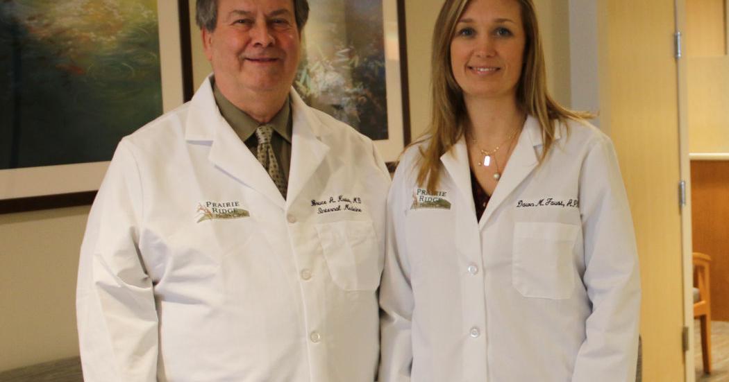 Kraus, Faust join Prairie Ridge Health Clinic