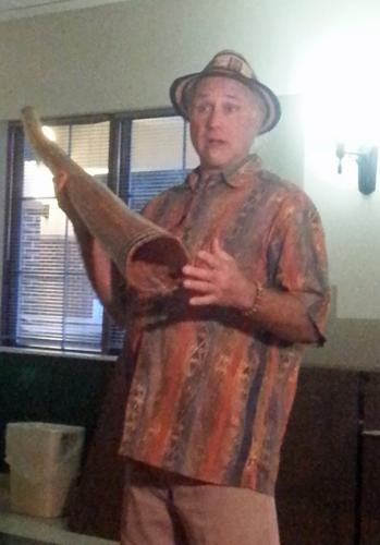 Steward host primitive music show