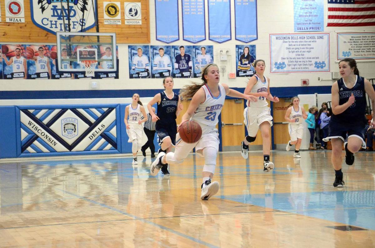 PHOTOS: Wisconsin Dells girls basketball beats Nekoosa 60-39