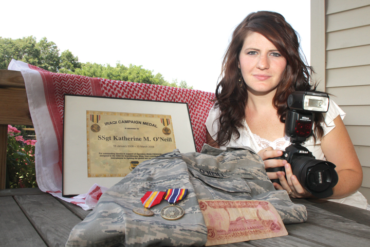 PORTRAIT OF PATRIOTISM: Katie Seiler wasn’t the military type, but one ...
