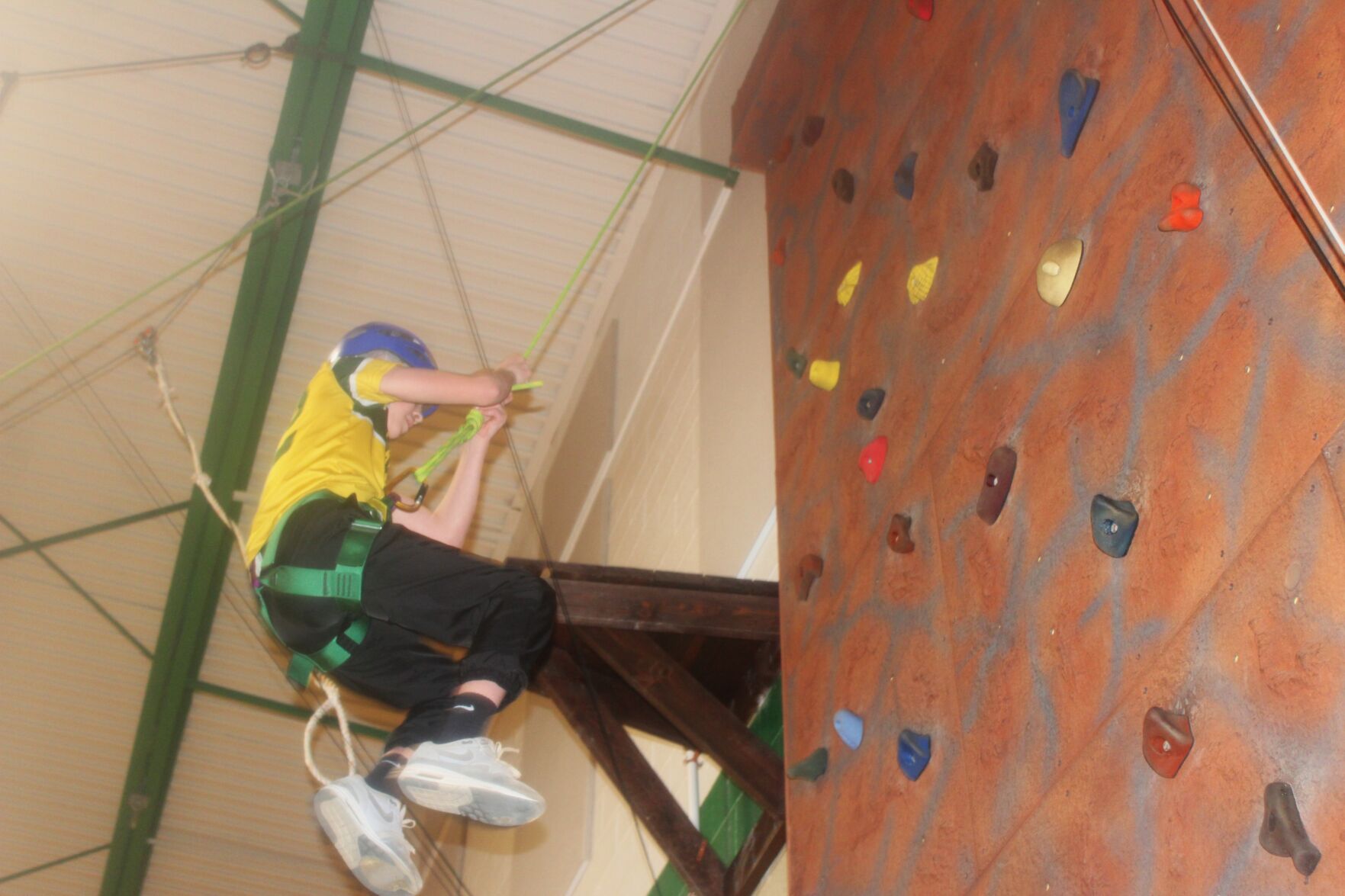At Beaver Dam Middle School, it's the climb
