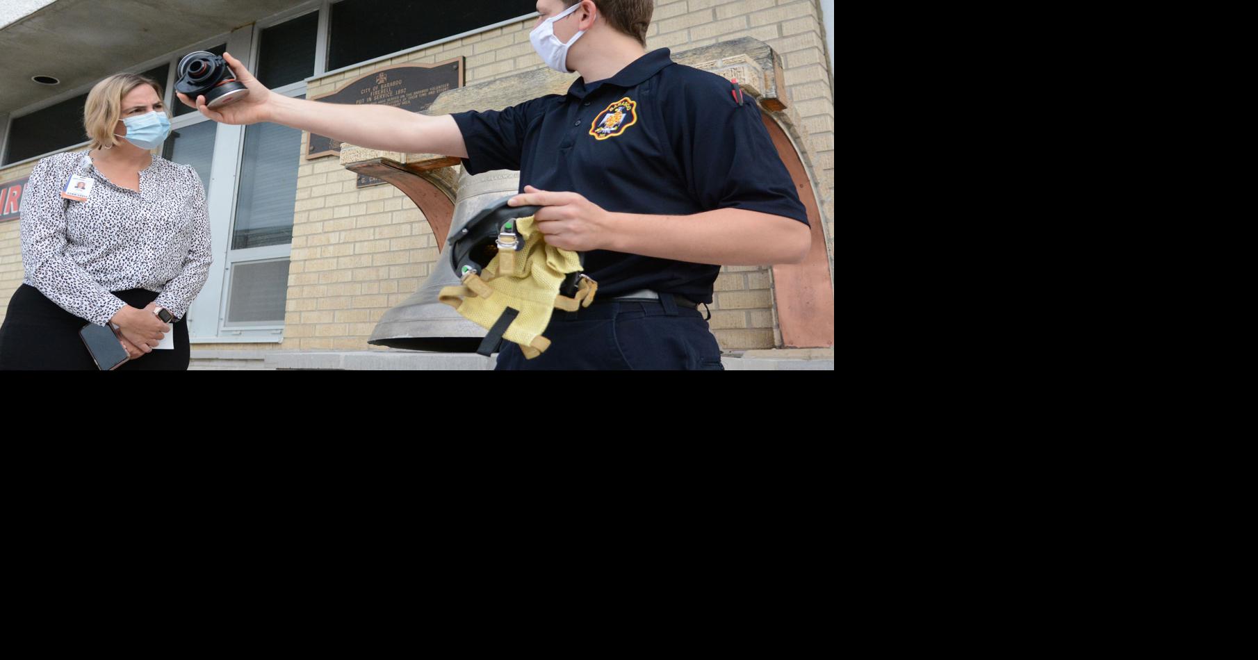 Hospital foundation grants funds to Baraboo Fire Department for PPE