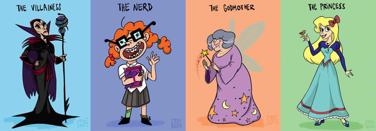 Villains and vixens dominate cartoon roles for women