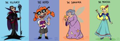 Villains and vixens dominate cartoon roles for women