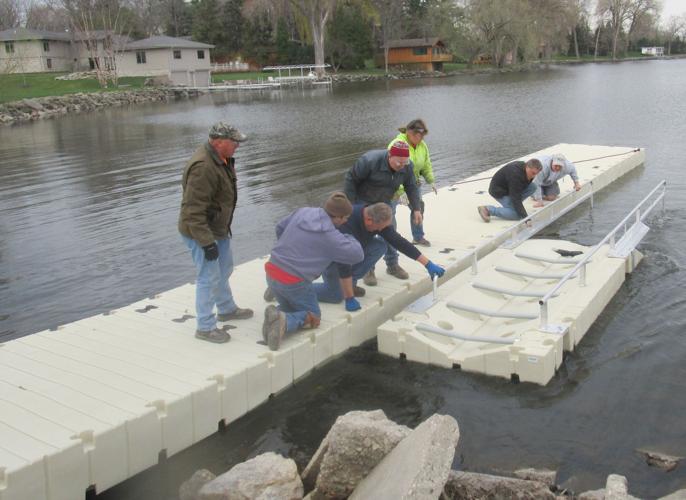 Kayak launch installed at Waterworks Park in Beaver Dam