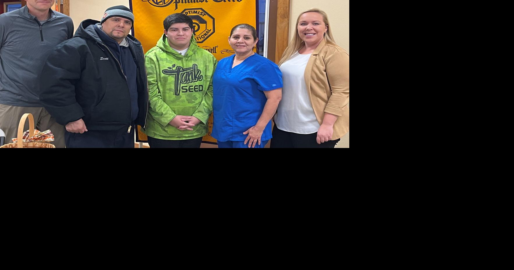 RENTERIA JR. NAMED OPTIMIST STUDENT OF THE MONTH