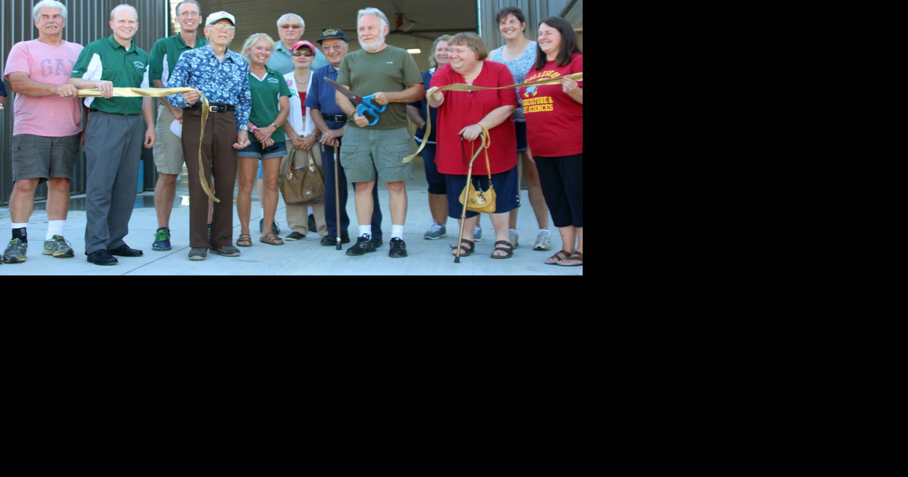 Juneau County Fair pavilion dedicated in honor of Ganthers