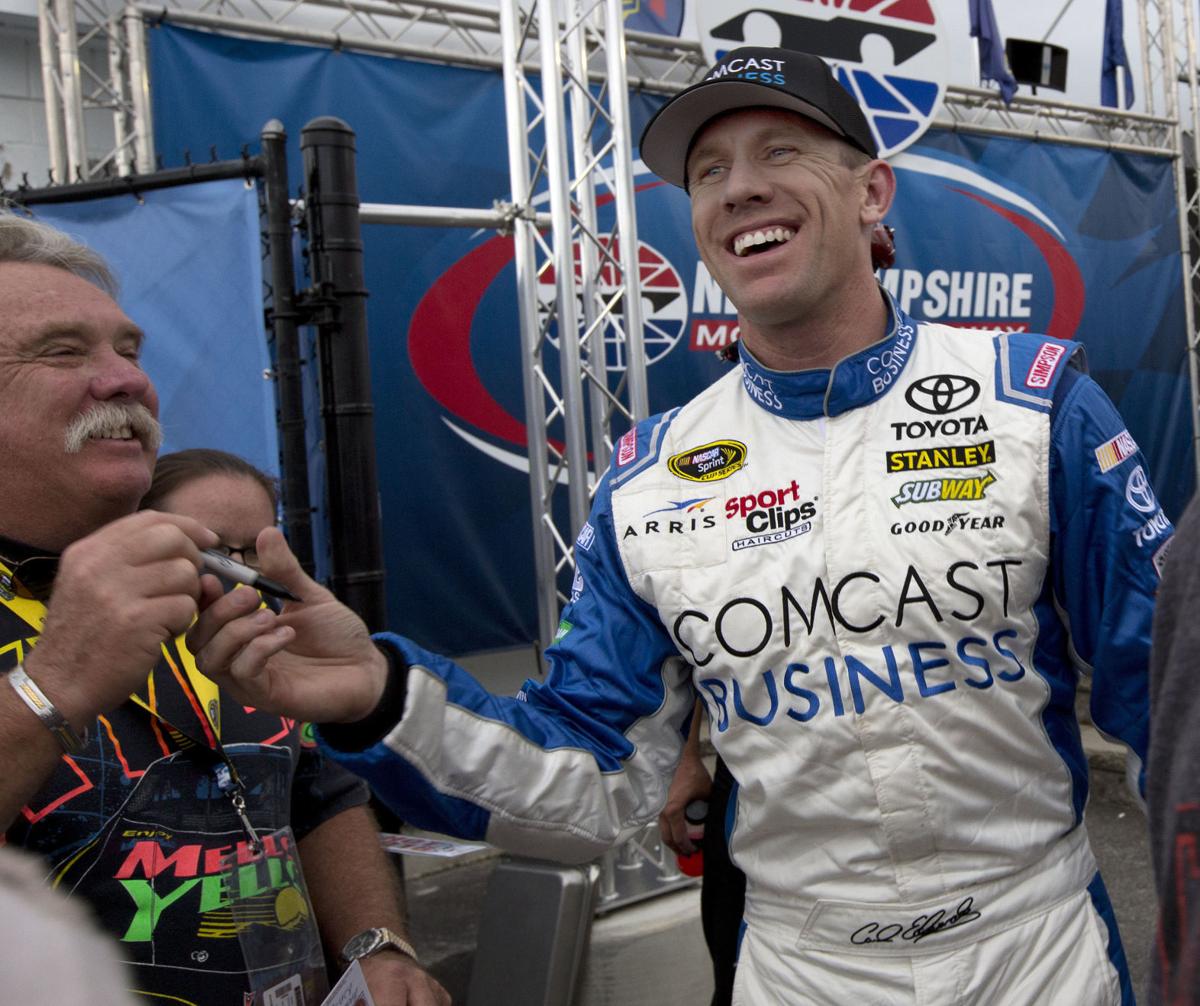 NASCAR: Carl Edwards wins the pole at New Hampshire Motor Speedway