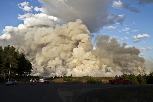 Photos: Massive wildfire in northern Wisconsin | Regional news ...