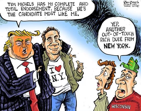 Phil Hands' editorial cartoons