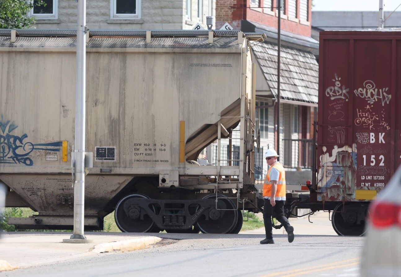 Train derailment in Dodge County Wisconsin