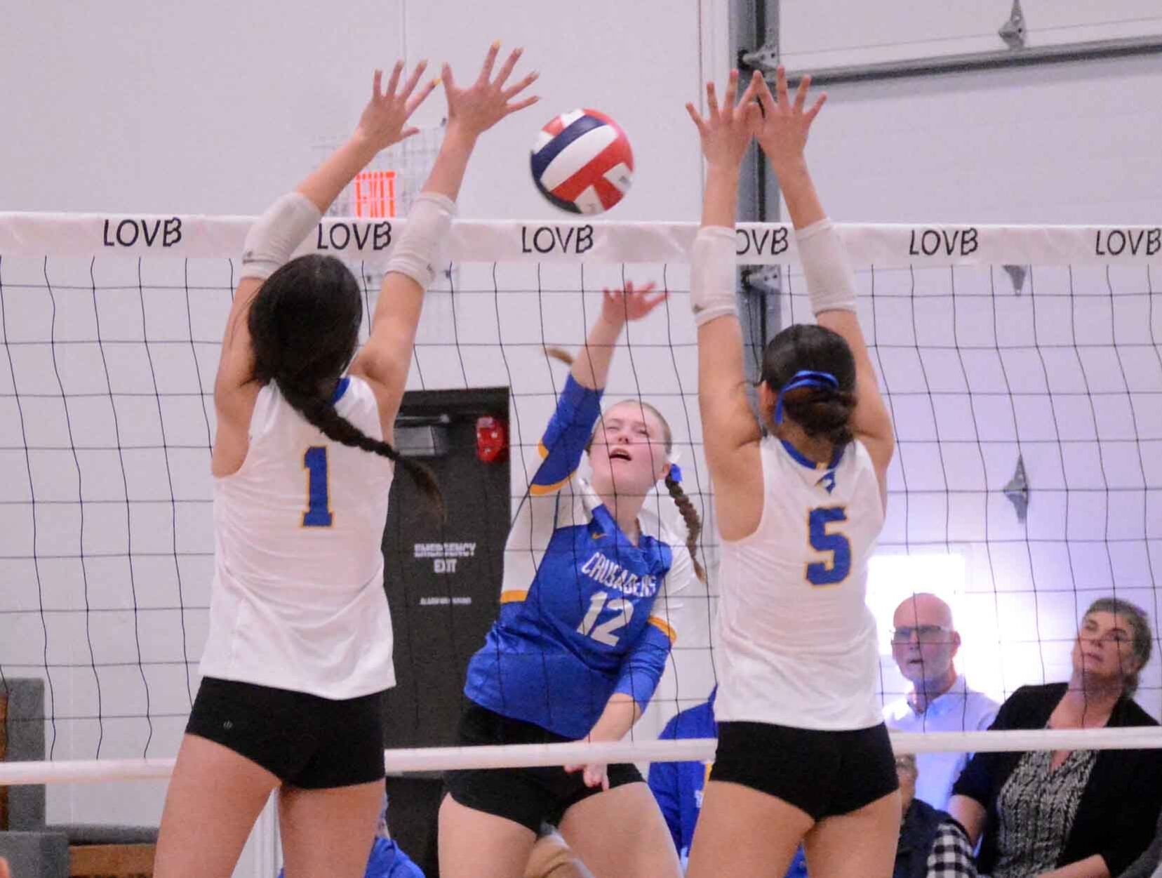 Photos: Scene from Saturday's Trailways Conference girls volleyball tournament