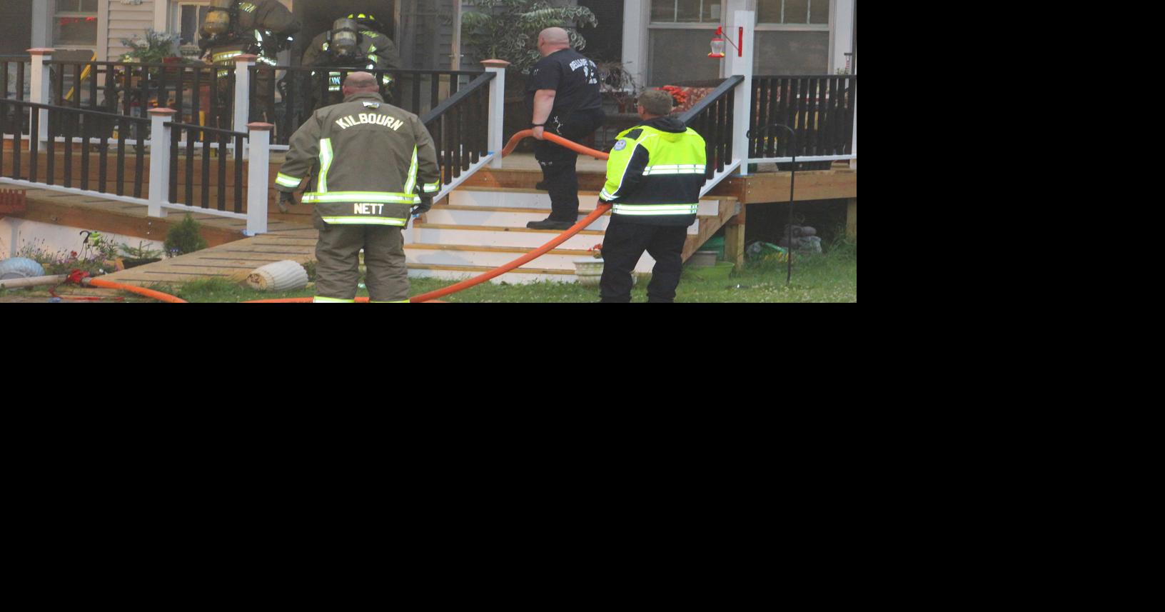 Dells house fire contained