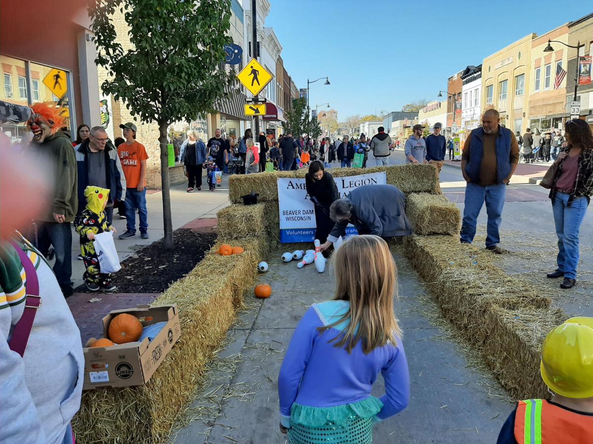 Pumpkin Bowling at the Downtown Fall Festival