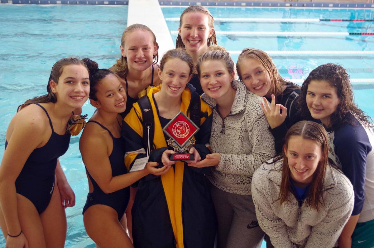 PREP GIRLS SWIMMING: Baraboo nabs third-place trophy at small school ...