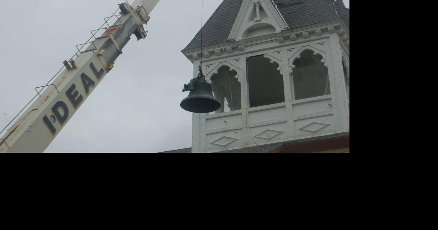 Historic bell removed from church tower