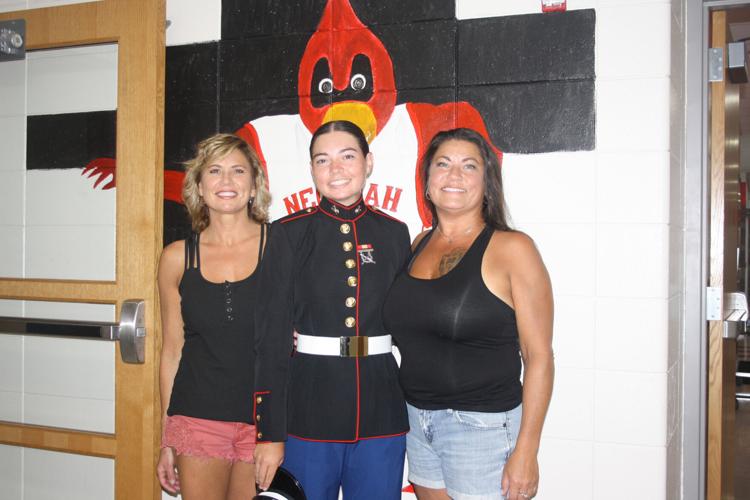 Pvt. Zander making early mark in Marines, credits family and community