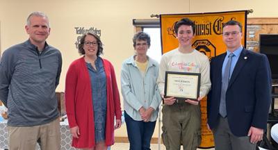 BASKEN NAMED OPTIMIST STUDENT OF THE MONTH