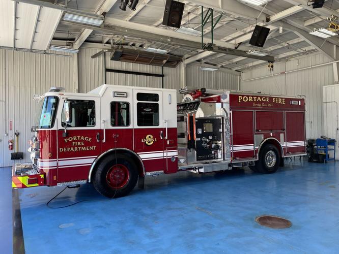 Portage Fire Department welcomes new engine with traditional 'push-in ...